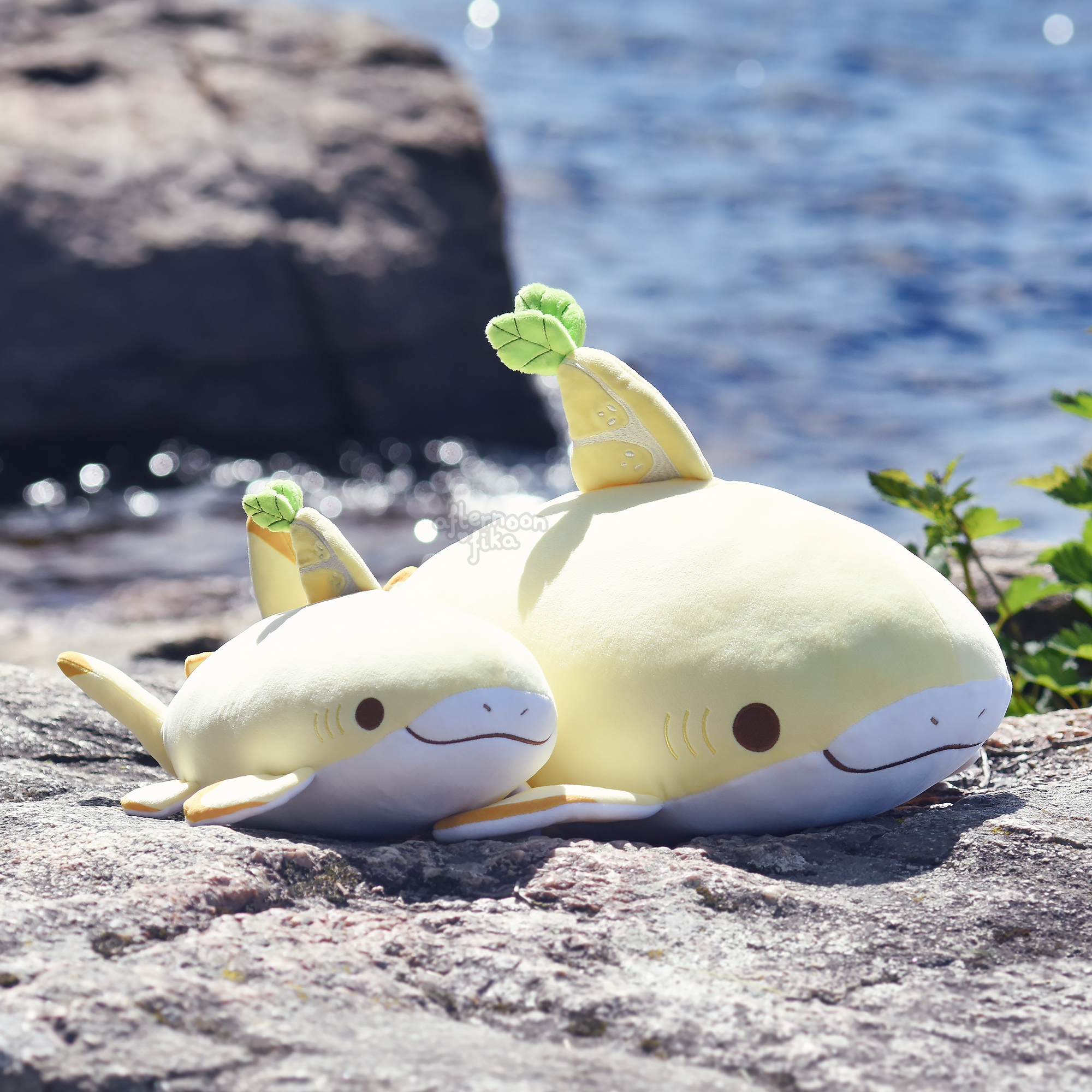 Linus The Lemon Shark Plush – AfternoonFika